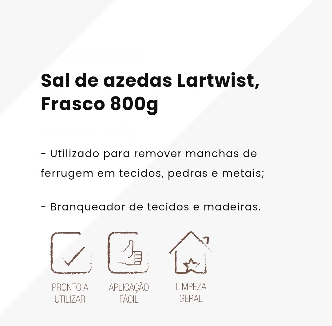 Lartwist Sal de Azedas 800gr – Casa Soares